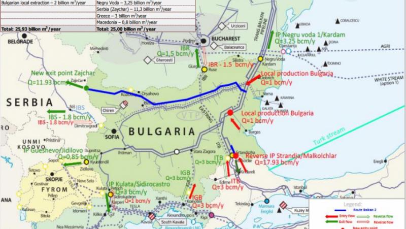 “Балкански поток” е завършен (Карти) - Поглед Инфо